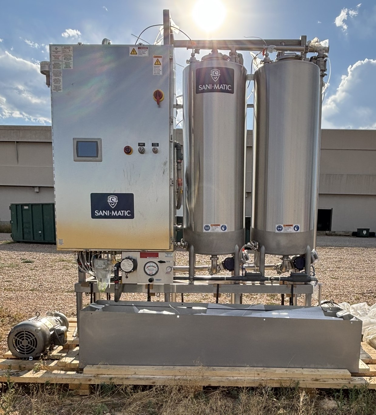 Sani*Matic 2-Tank 1-Circuit High Pressure CIP Systems Class 1 Div. 2 ...